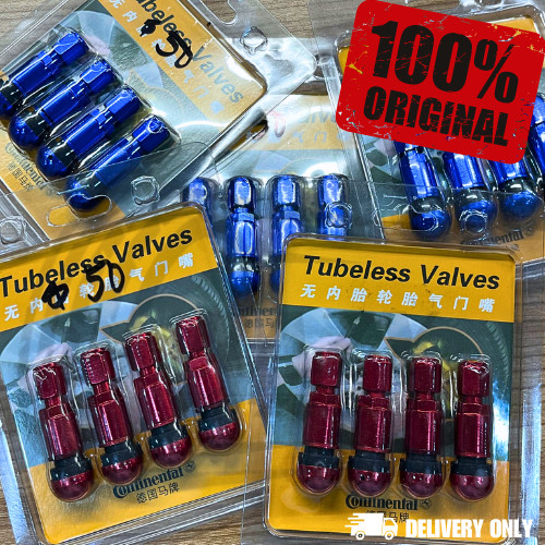 4pcs /Set 】🚗CONTINENTAL ALUMINIUM VALVES🚗 CAR KERETA TYRE TIRE TAYAR ...