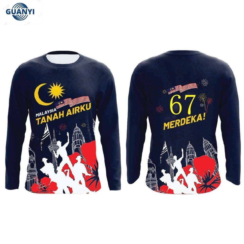 Malaysia 67th Merdeka 2024 Design Sublimation Jersey (guanyi) | Shopee ...