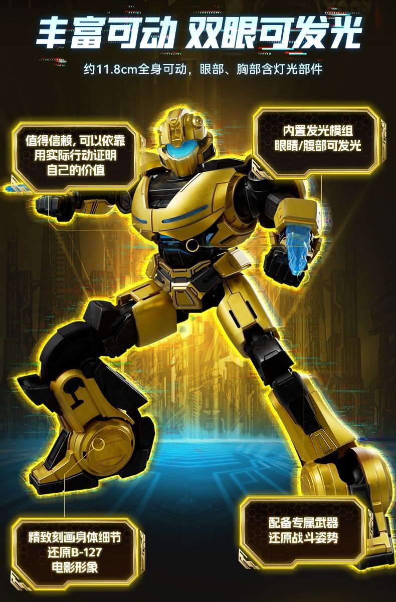 Pluco Building Block Man Transformers Origin ONE Bumblebee Beyond ...