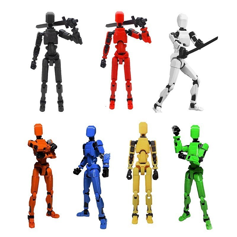 13 Lucky Action Figure 3D Printing Dummy Educational Toys Decompression ...