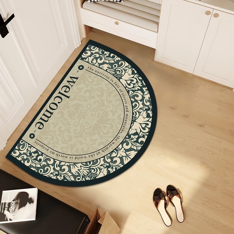 🇲🇾【MY STOCK&24H Delivery】Retro Semi-circular Floor Mat Alas Kaki Dapur ...
