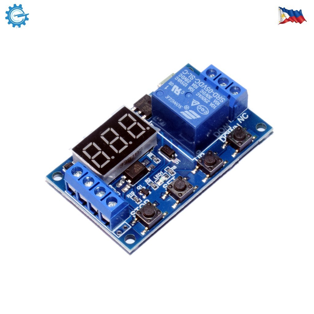 Time Delay Relay Module Timer Switch With 3 Digit Display Shopee Malaysia 8301