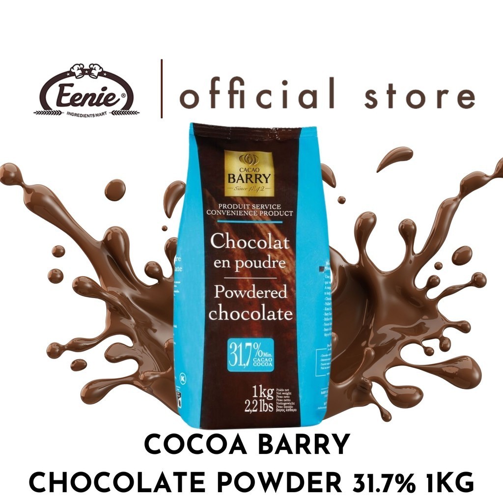 Cacao Barry Chocolate Powder 1kg | 31.7% | Serbuk Koko Minuman | Shopee ...
