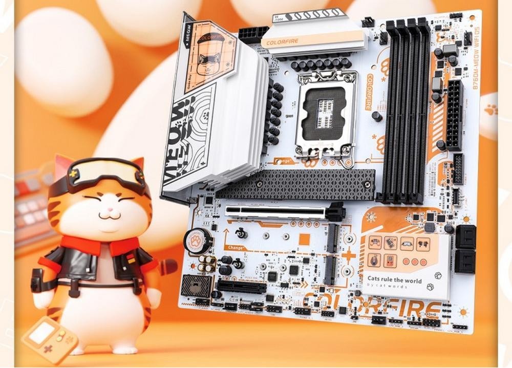 SEGOTEP X COLORFIRE MEOW CUSTOM PC (i5 14400F | RTX 4060 | B760M D5 ...