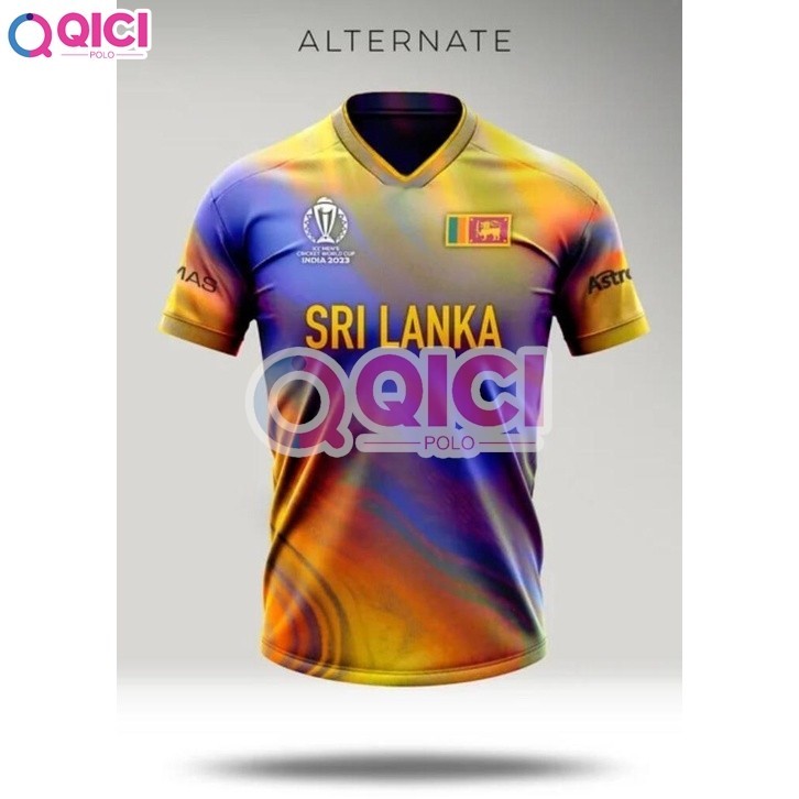 My 2023 ICC Cricket World Cup Jersey Concept Design SRI LANKA Two tone ...