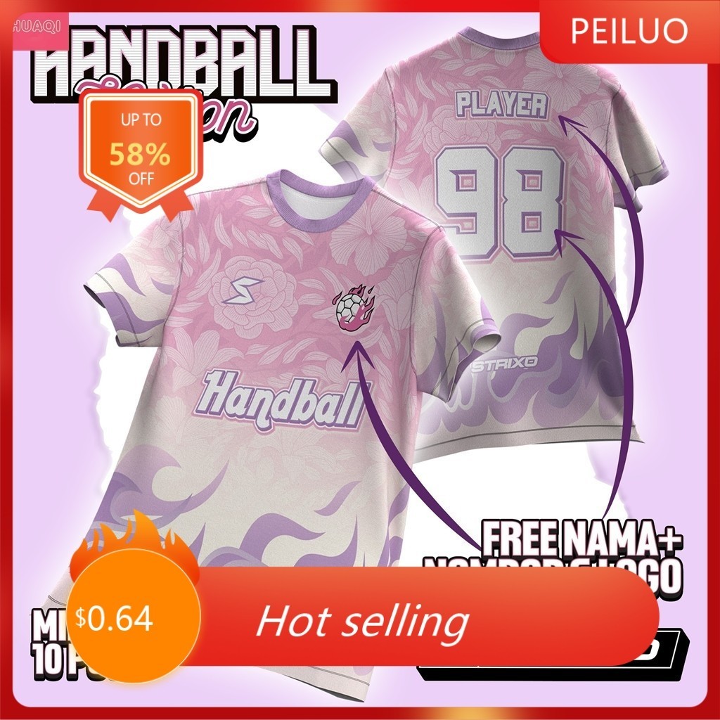 New Design HANDBALL Jersey Baju Bola Murah Jersey Unisex Custom Name ...