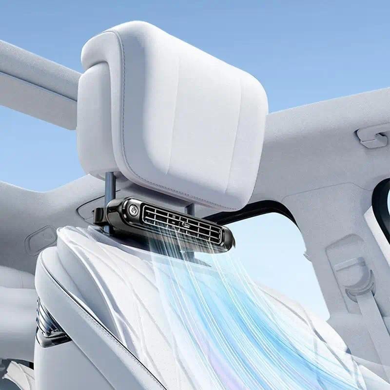 2 Pack Car Seat Fan Rear Seat Cooling Fan Front and Rear Seat Headrest ...