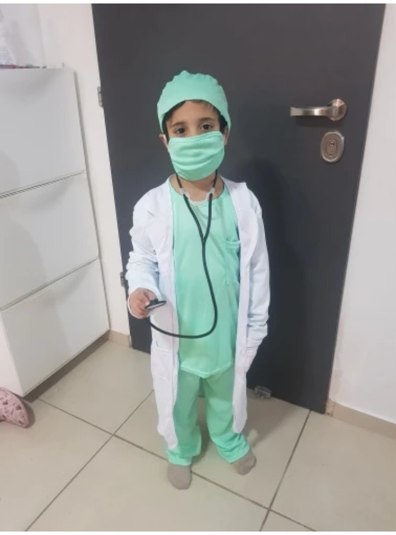 6pcs Doctor Costume for Kids Boys 3 4 5 6 7 8 9 10 11 12 Years Children ...