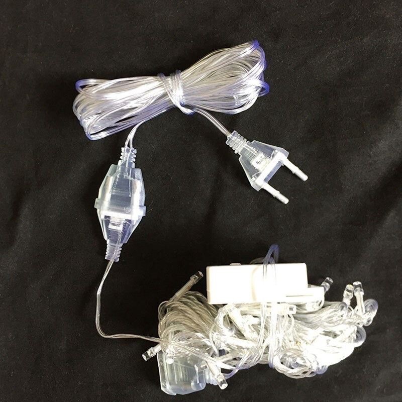EU Plug 5meter Extension Cable AC240V Led Lantern String Chritmas Tree ...