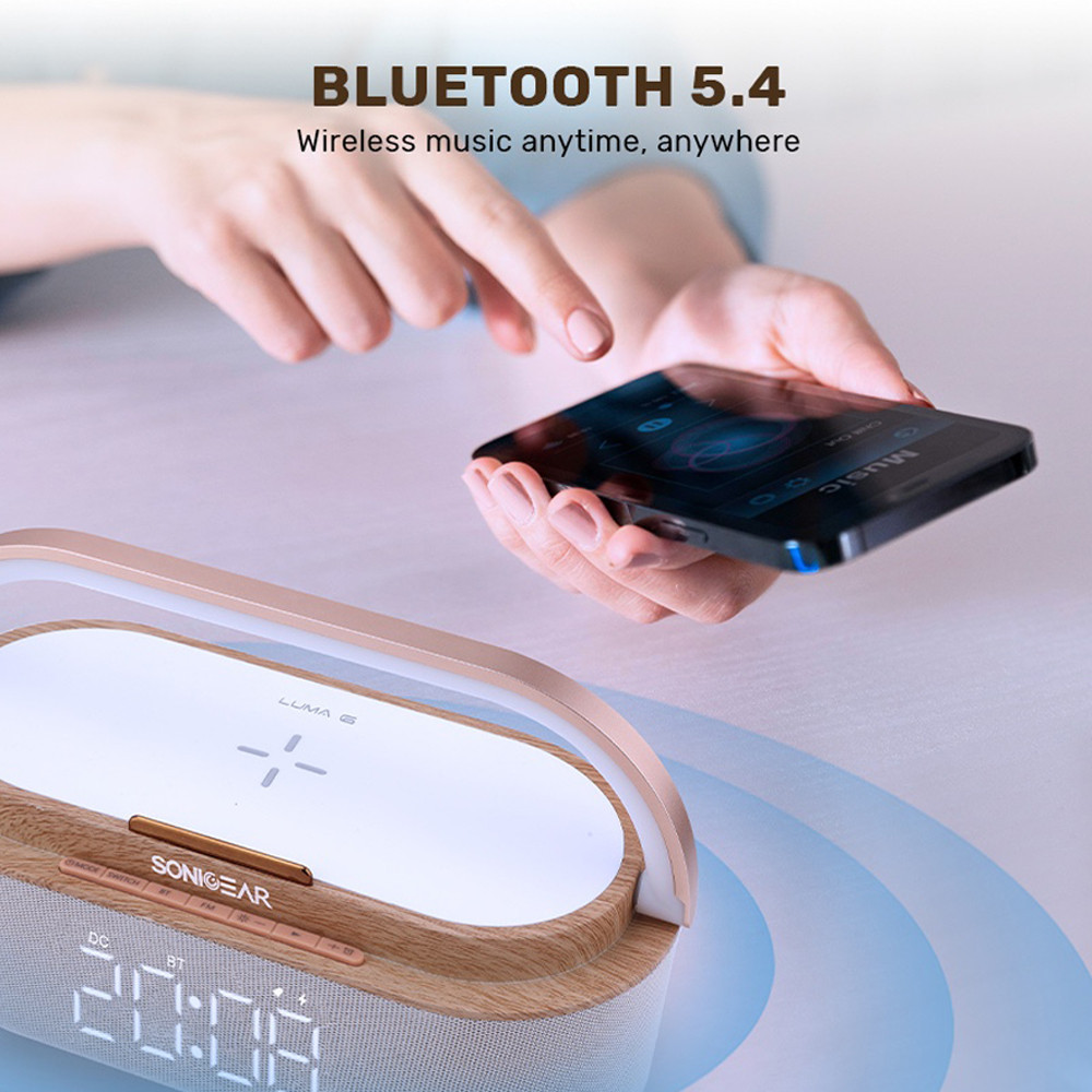 SonicGear Pandora Luma 6 Rechargeable Bluetooth 5.4 Portable Speaker ...