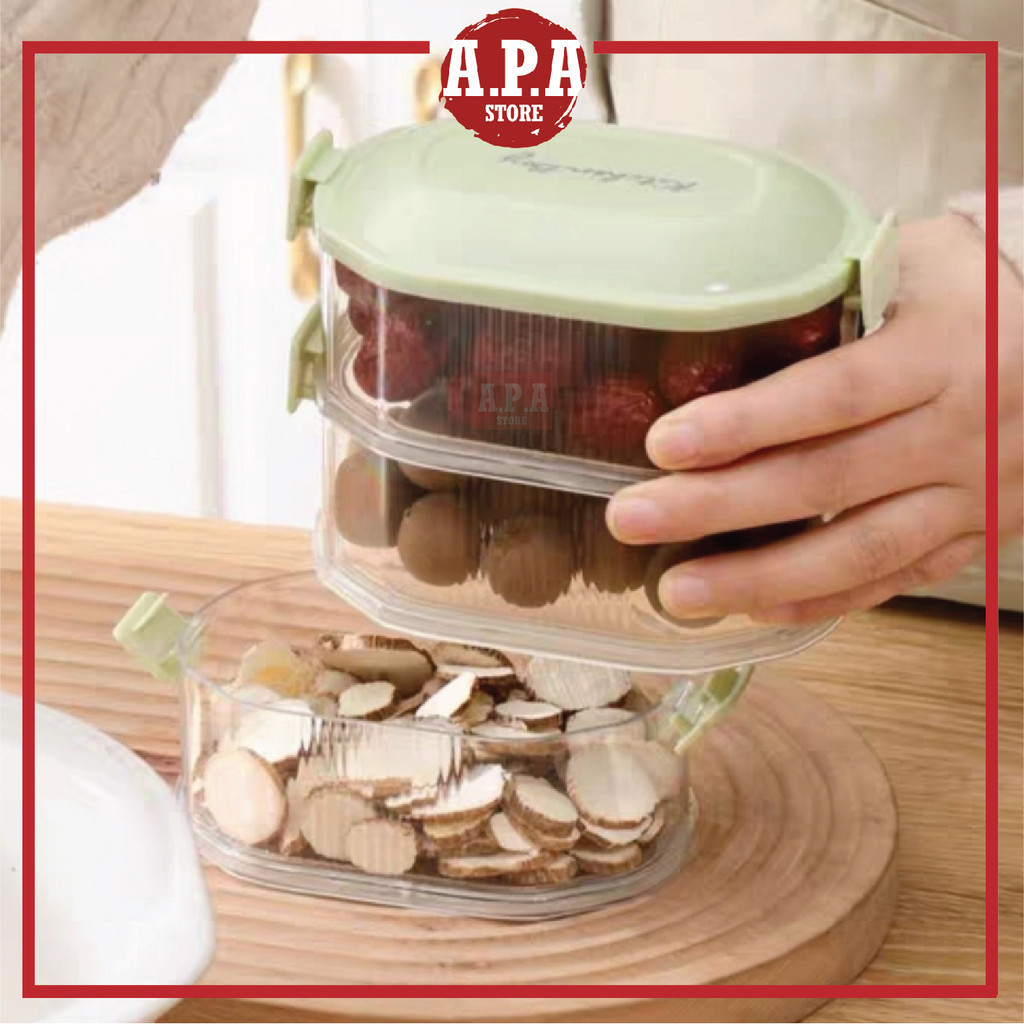 APA Food Container Box Plastic Storage Nordic Stackable Portable ...