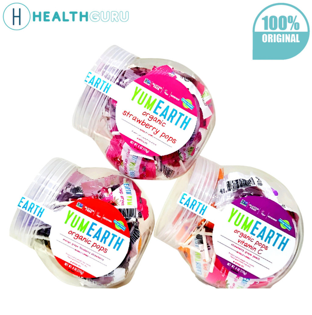 YumEarth Organic Assorted Lollipops Yum Earth Candy Lollipop Personal ...