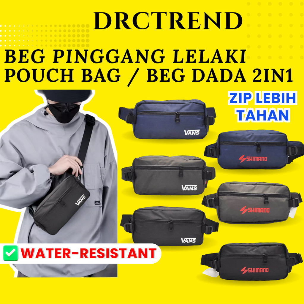 Crossbody Bag Men Waist Bag Man Pouch Bag Man Beg Pinggang Lelaki ...