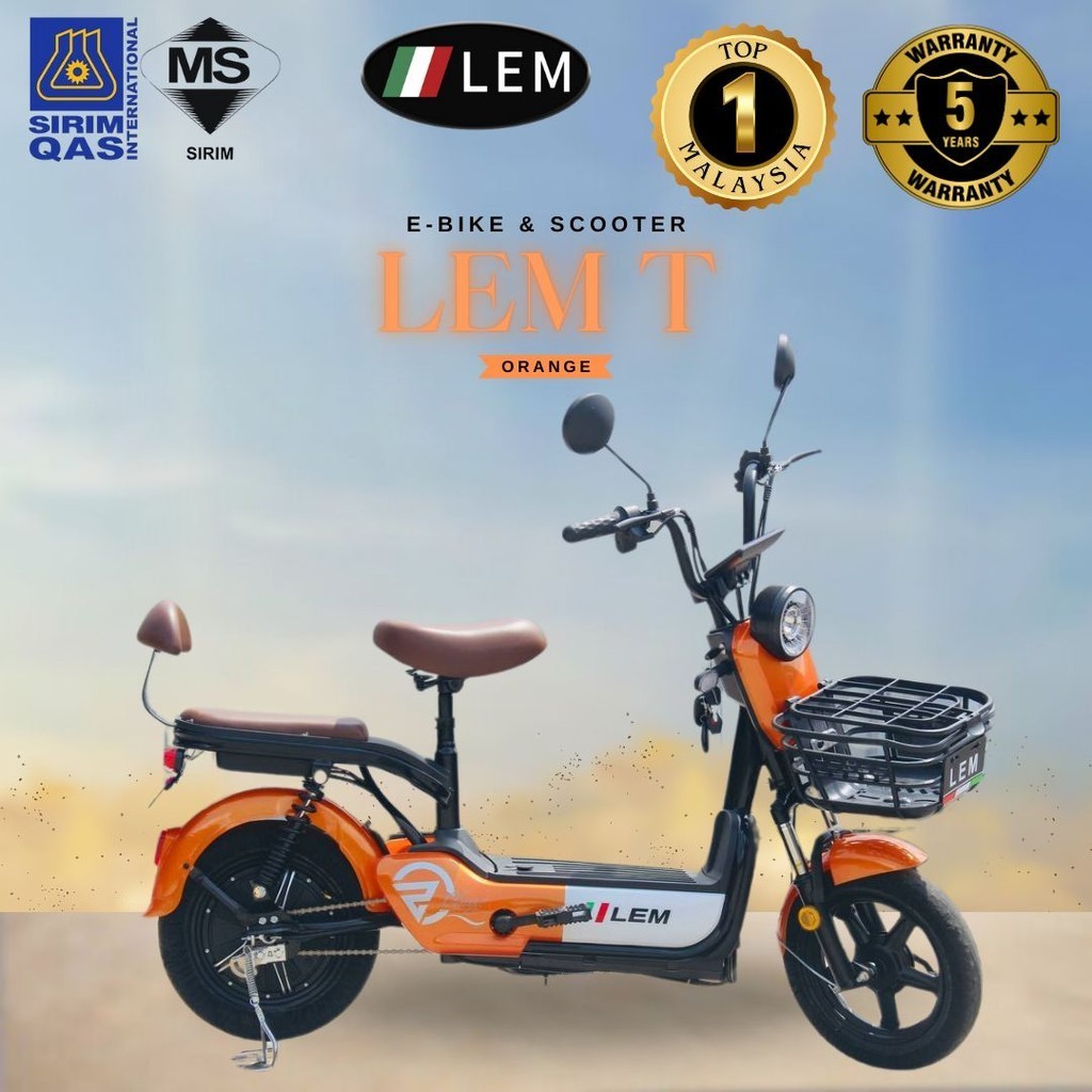 BASIKAL ELEKTRIK ★LEM★electric bike/electric bicycle model ebike/ LEM 1 /LEM E | Shopee Malaysia