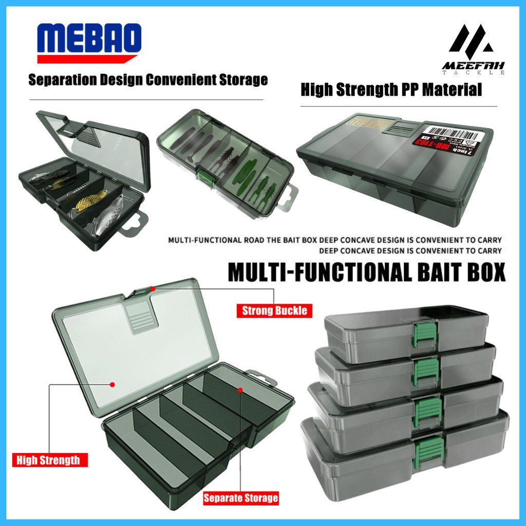 MEBAO PREMIUM VS & SINGLE LURE BAIT BOX MBE / MBN | Shopee Malaysia