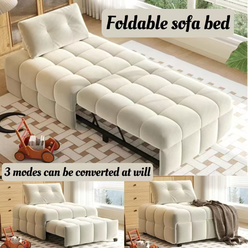 Candy Lazy Foldable Small Multifunction Sized Retractable Single Sofa ...