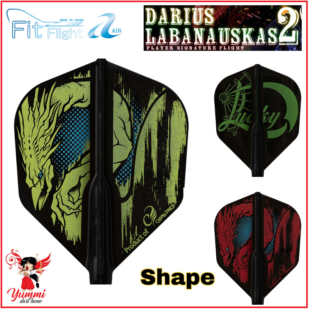 Cosmo Dart Fit Flight Air Design Dart Flight - Darius Labanauskas 2 ...