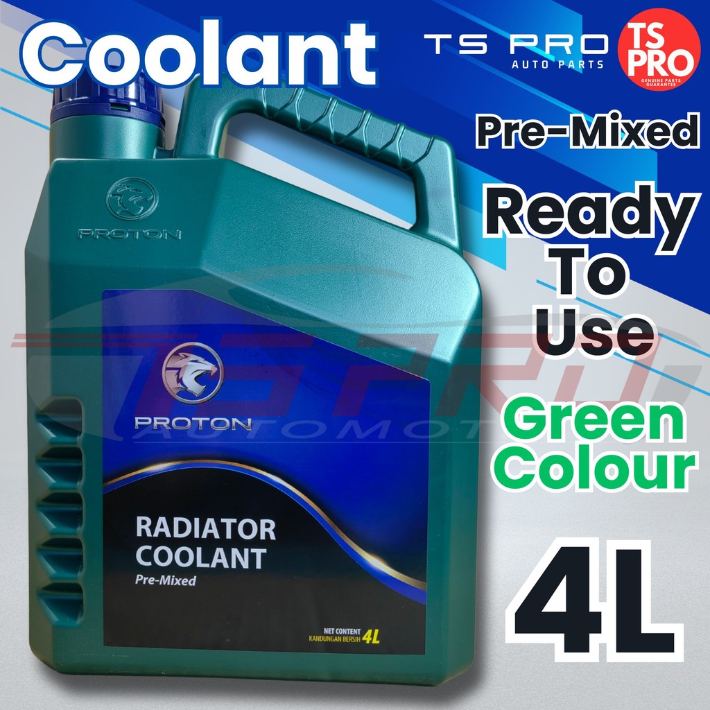 Proton Genuine PW991239 Coolant (Ready to Use) Green Colour 4L - New ...