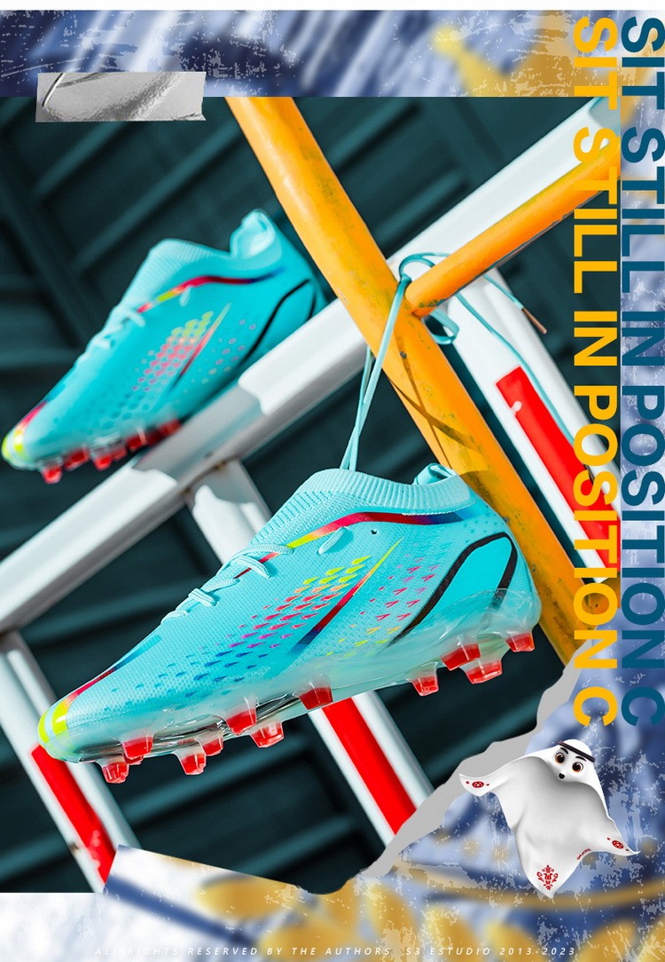 Ready Stock Professional Football Boots Spike Football Boots Training Shoes Messi World Cup ...