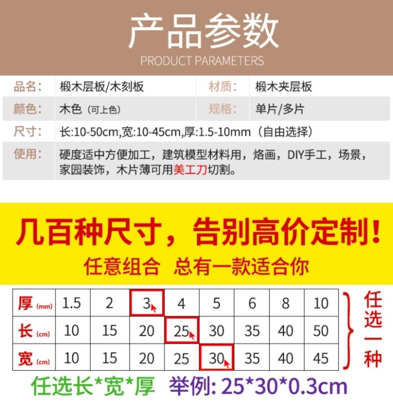 [Handmade Diy] Wood Carving Board Building Model Material Synthetic ...