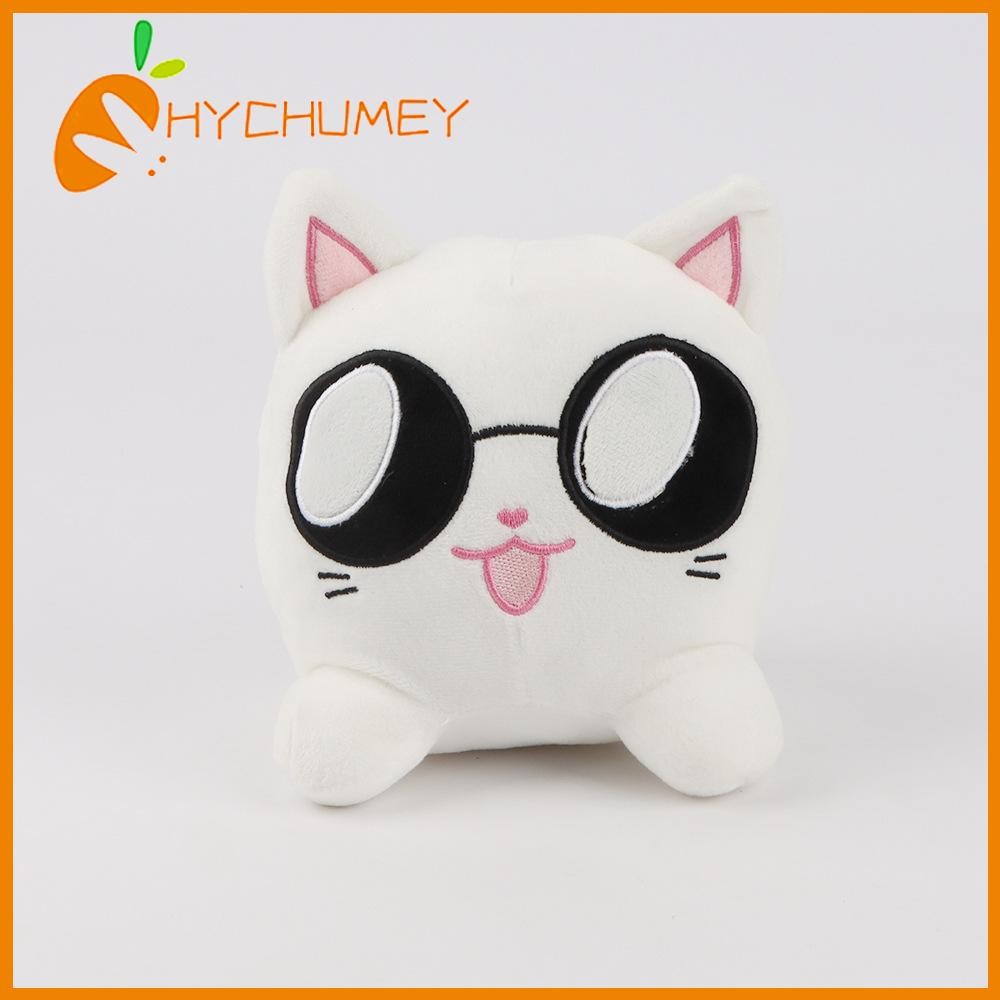 Adorable Jujutsu Kaisen Plush Black Cat And White Cat Anime Toy ...