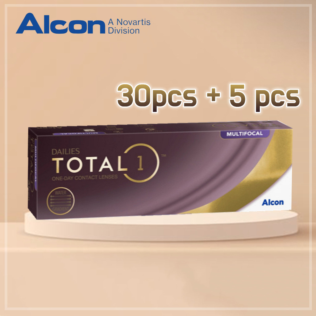 (30 PCS + 5 PCS) Alcon Dailies Total 1 Multifocal Lens Daily Disposable ...