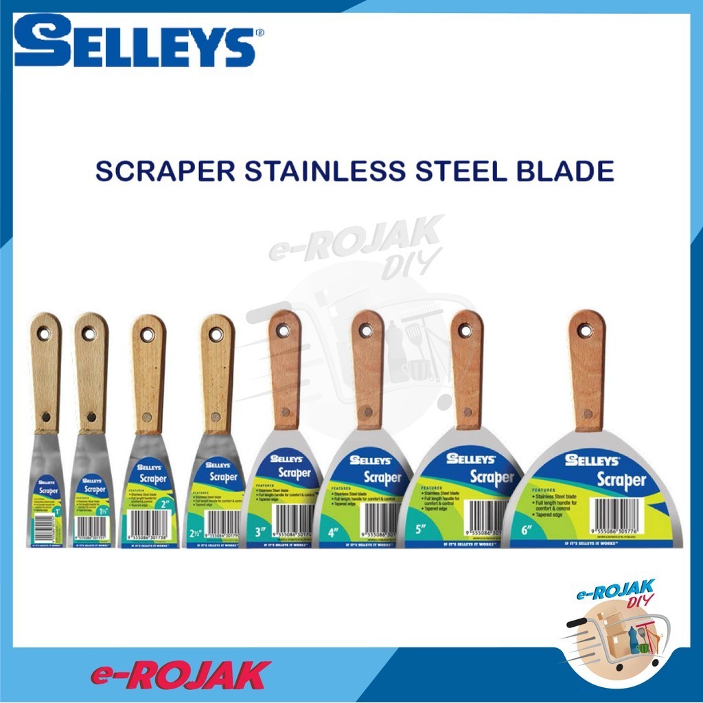 Selleys Scraper (S/S Blade)刮刀（不锈钢刀片） | Shopee Malaysia