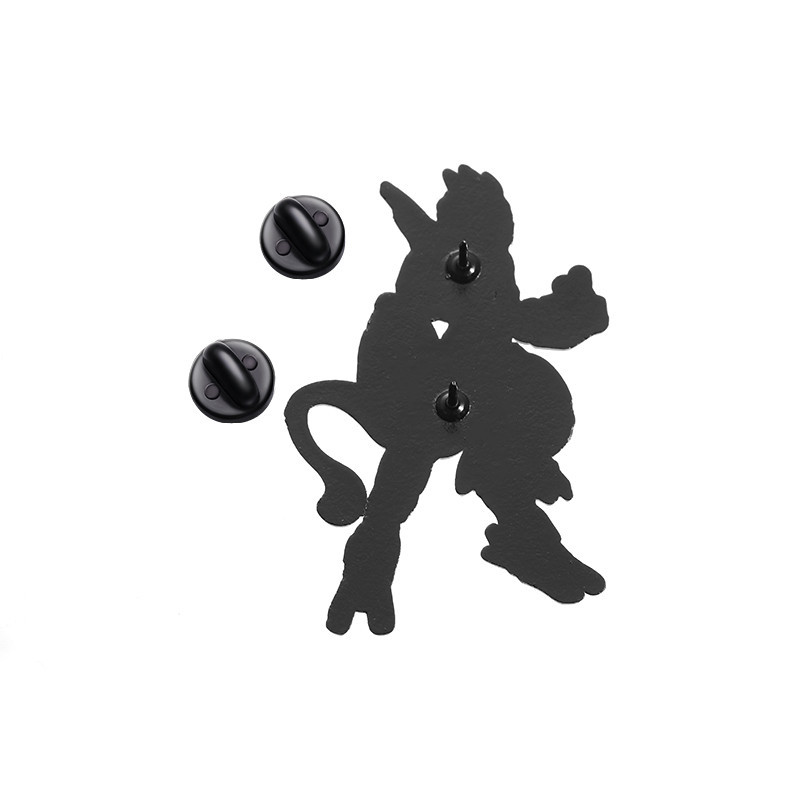 Steel Mewtwo Metal Badge Anime Pokémon Brooch Fashion Clothing Pin ...