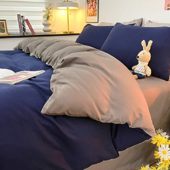 Sarung Selimut ins style cotton soft quilt cover comforter cover cool ...