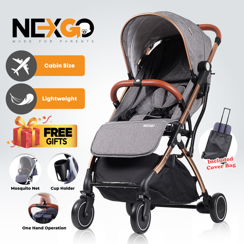 Nexgo AULA Compact Lightweight Cabin Size Baby Stroller Lightweight ...