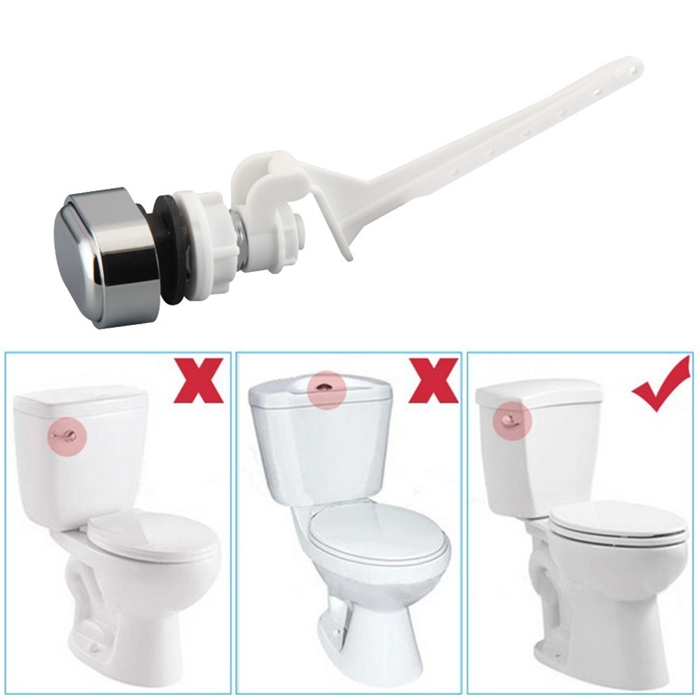 [𝗡𝗘𝗪 𝗶𝗻 𝗠𝗮𝘆] ABS Toilet Tank Button Flush Lever Push Button Replacement ...