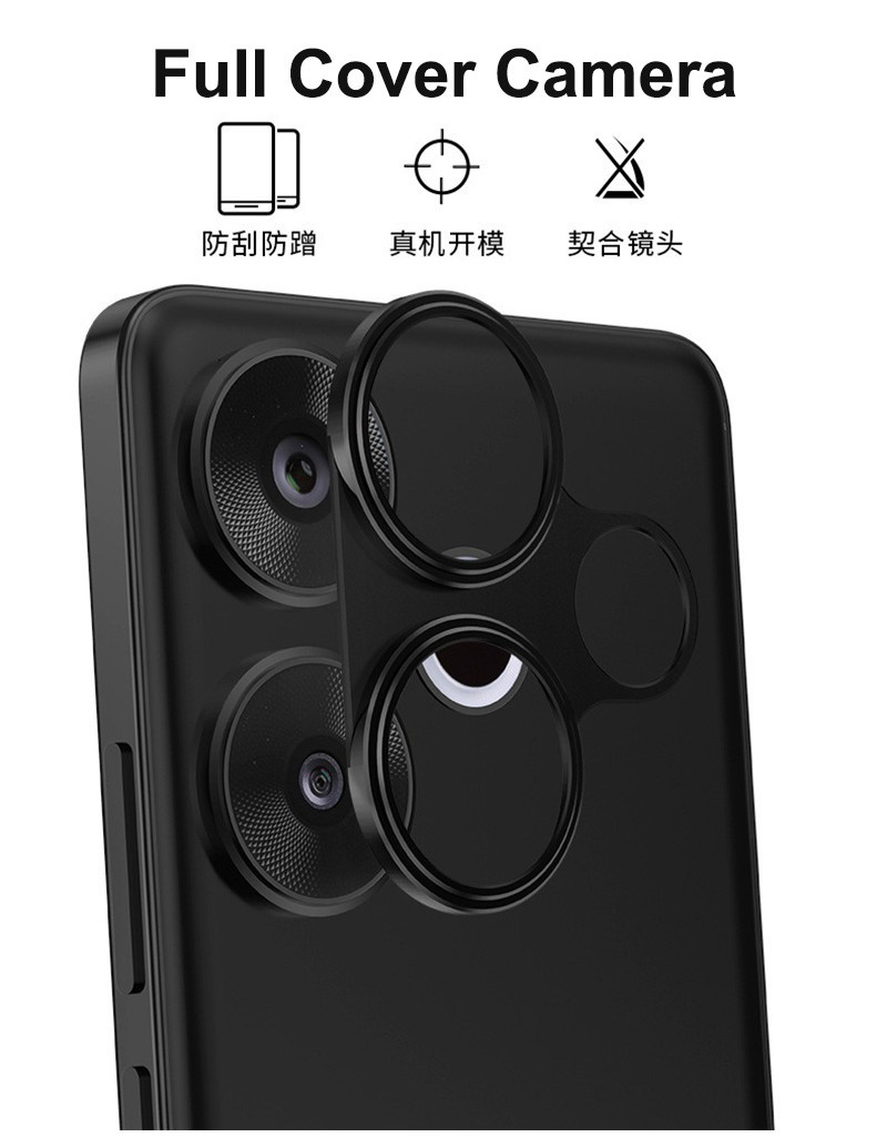3D Metal Camera Protector for Xiaomi Poco F6 F7 Pro F5 Poco X7 Pro ...