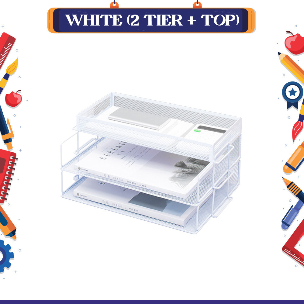 Innohut Metal Document Sorage Rack Document Tray Desktop Paper ...