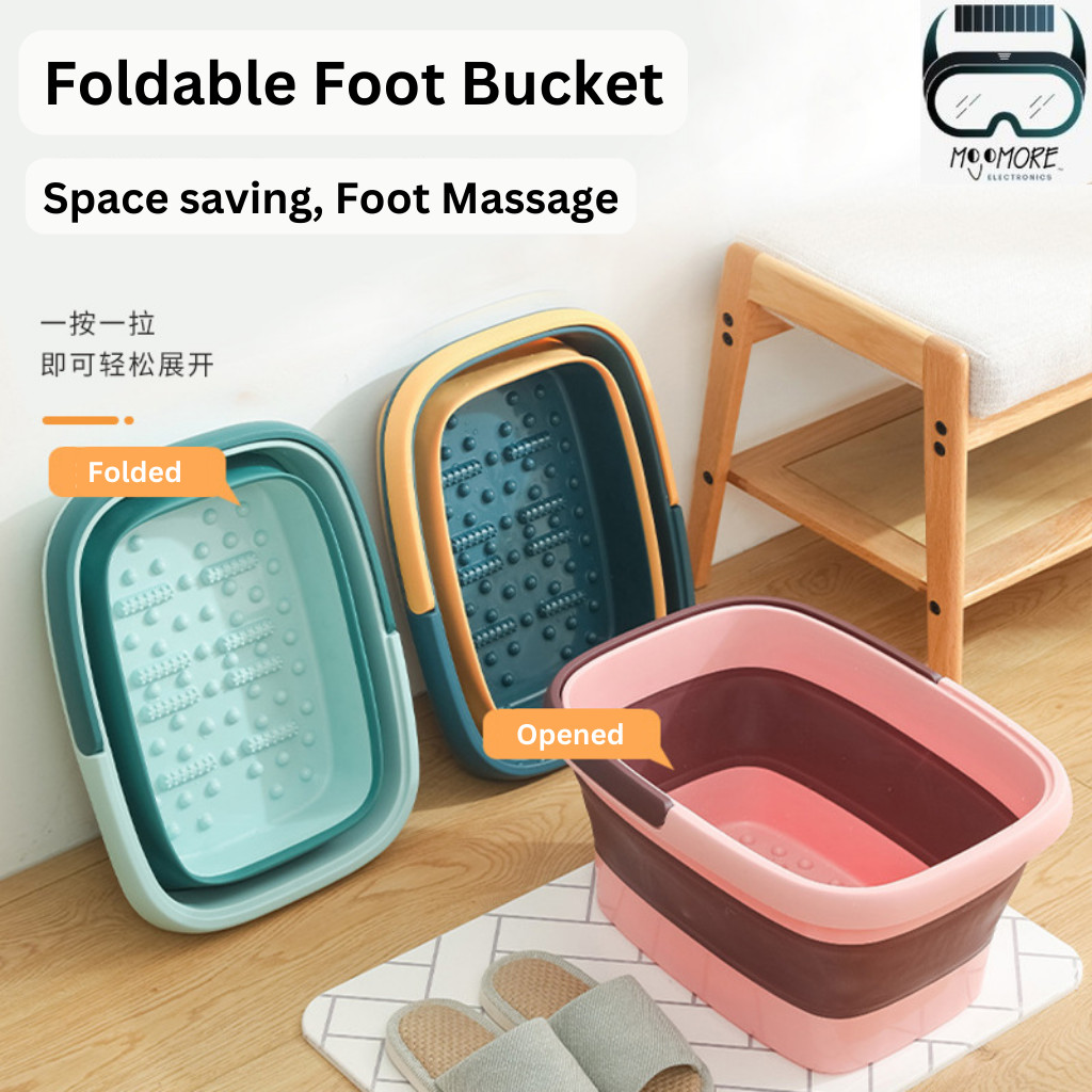 Foldable Collapsible Portable Foot Bucket with Handle Baldi Lipat ...