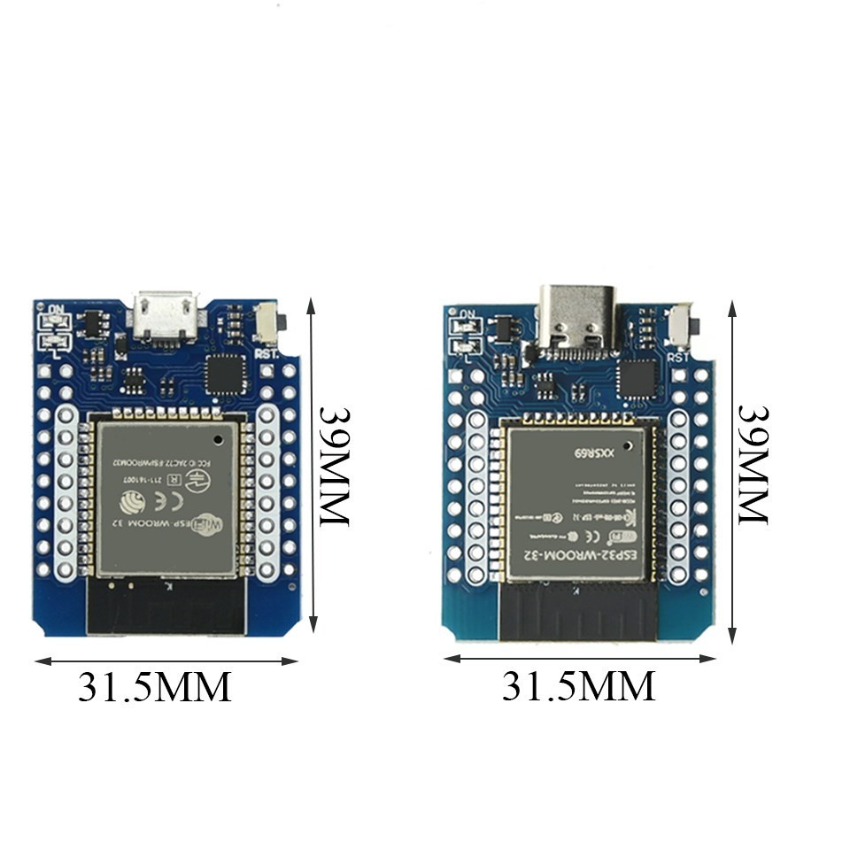 For Wemos Mini D1 ESP8266 ESP32 ESP-32S WIFI Bluetooth CH9012 CP2104 Development Board Module ...