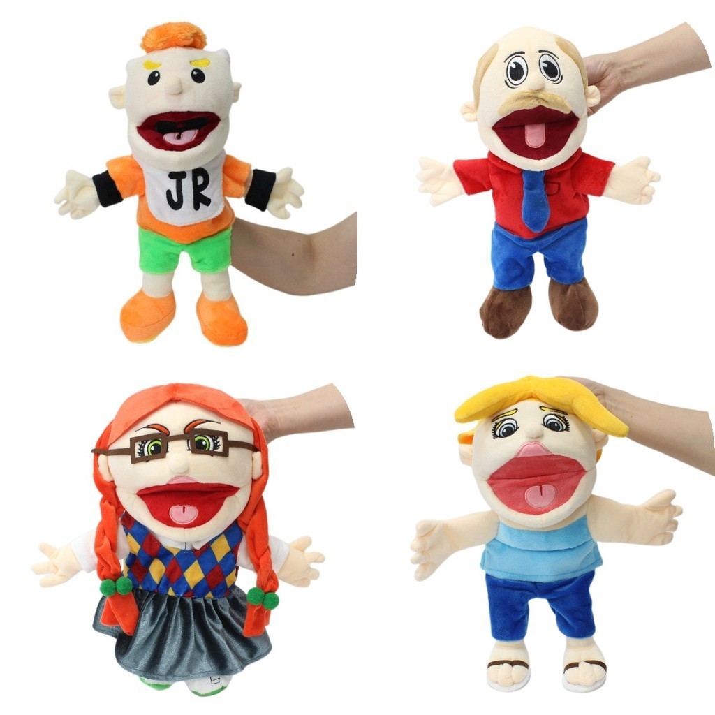 Jeffy Character Cuddly Plush Hand Puppet Creative Toy Playtime For ...