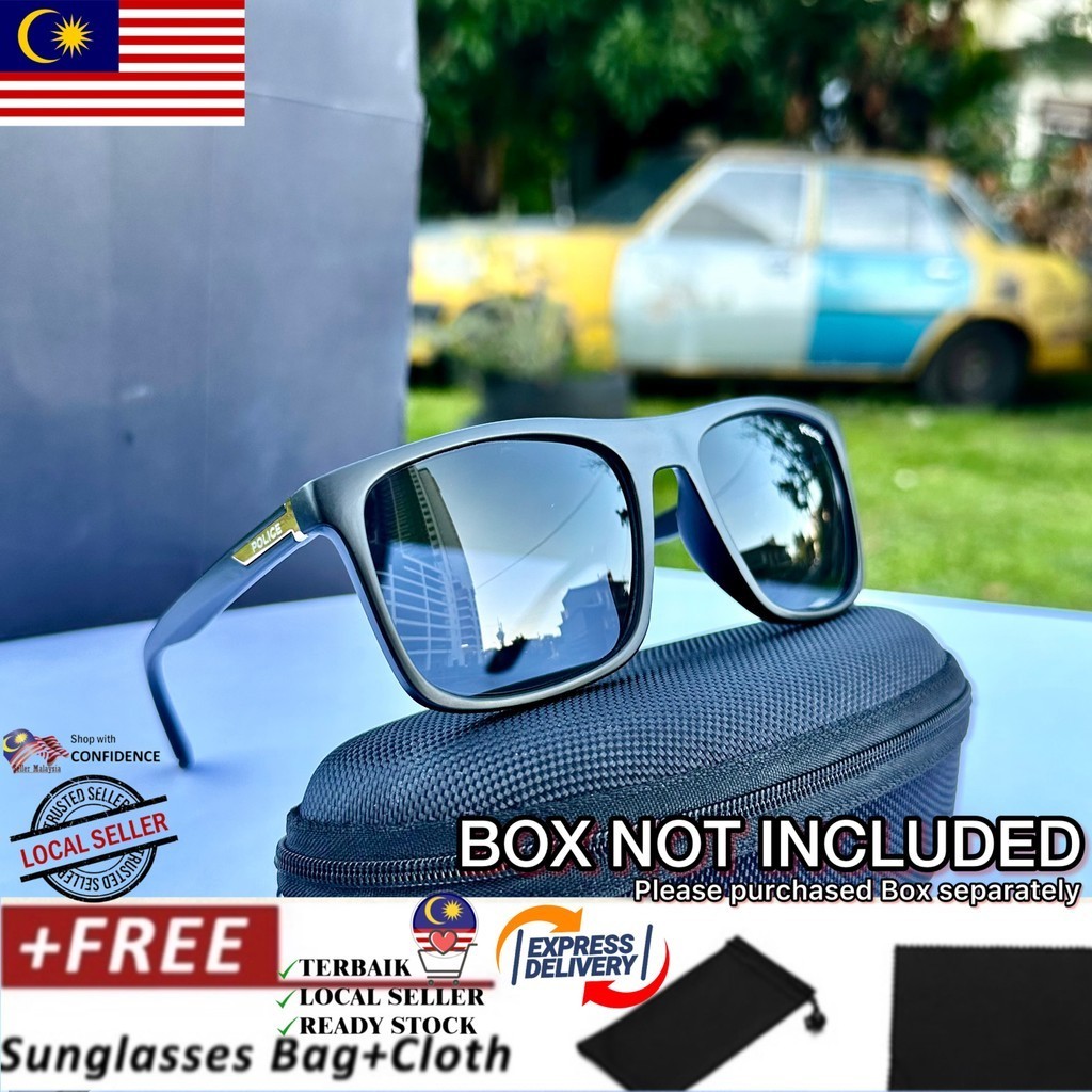 🇲🇾READY STOCK POLICE PETAK SUNGLASSES MURAH 400 UVA UVB PROTECTION MENS ...