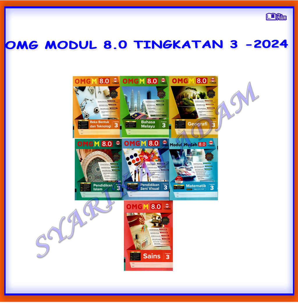 [ADM] BUKU LATIHAN:OMG MODUL 8.0 TINGKATAN 3-2024 | Shopee Malaysia