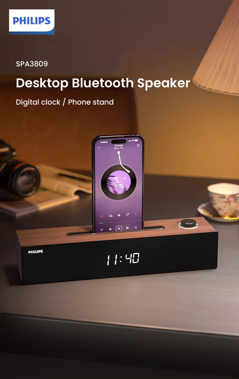 Philips SPA3809 Speaker Bluetooth5.3 USB Dual Connection Methods ...