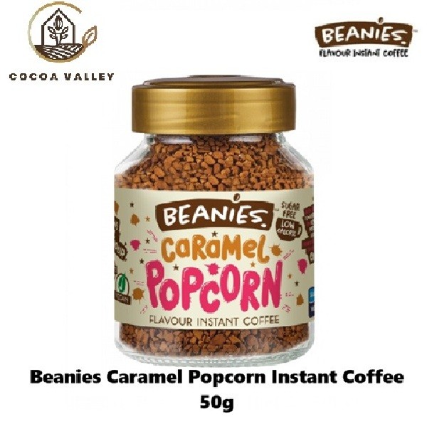 Beanies Caramel Popcorn Instant Coffee 50g | Shopee Malaysia