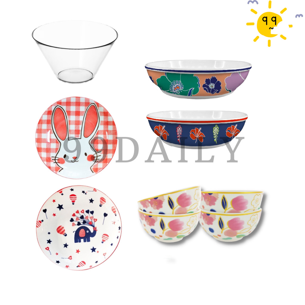 Bowl Plate Cup Ceramic 3 in 1 CNY Chinese New Year Cutlery Set Tray ...