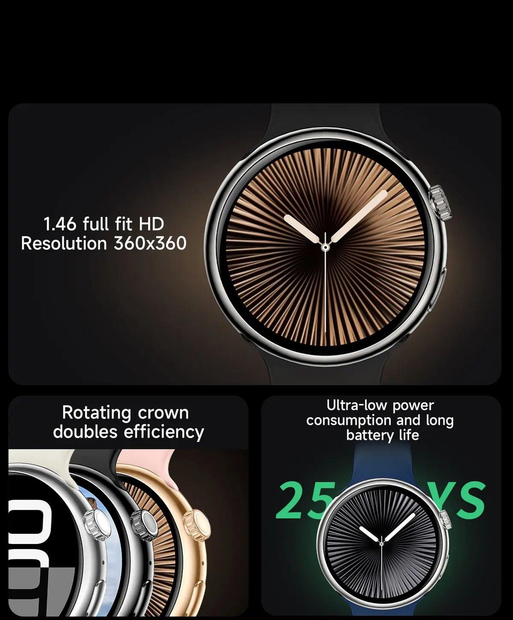 Z12 pro Smartwatch 1.46" Full Touch HD Screen GPS Fitness Tracker Heart ...