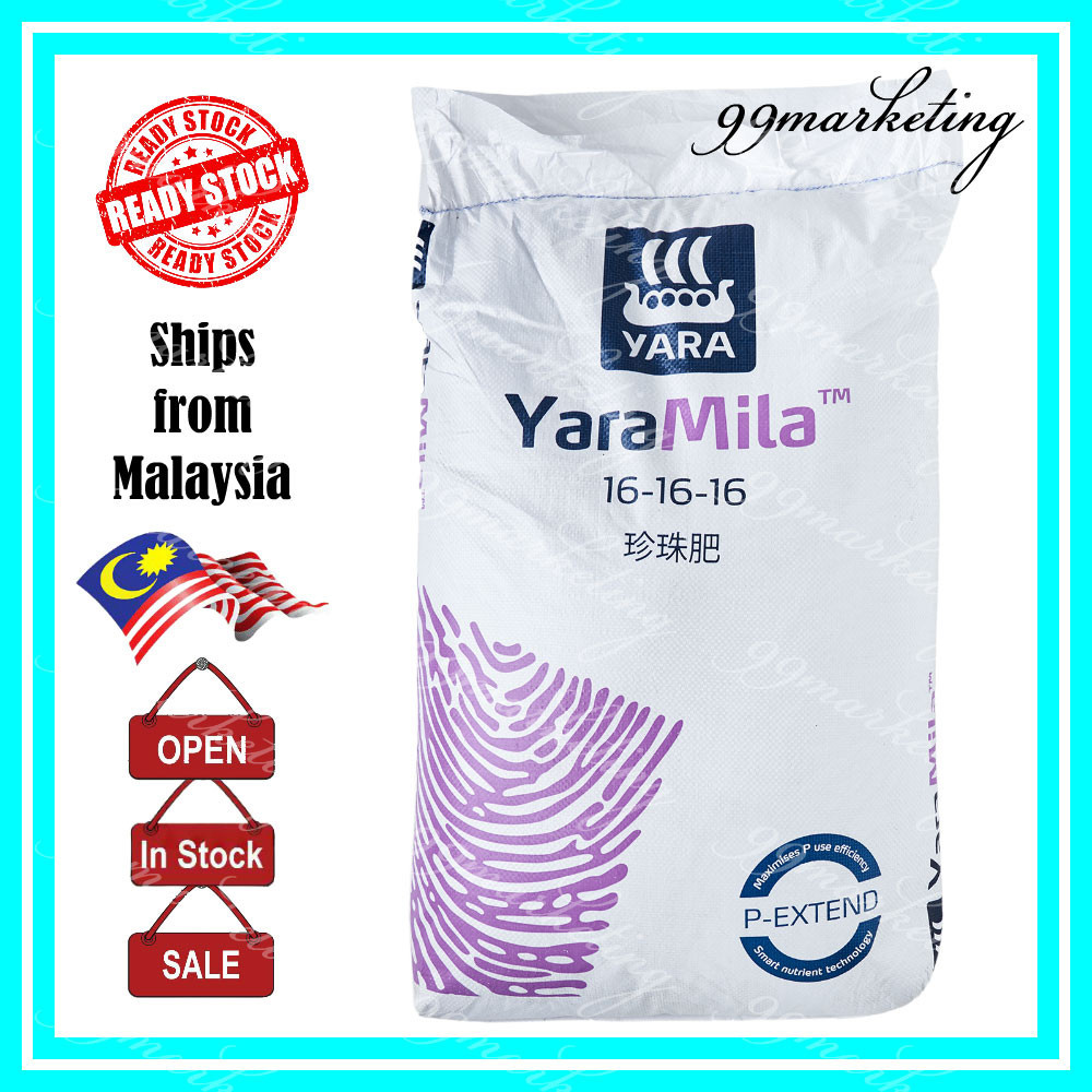 50KG YaraMila 16-16-16 青肥 Compound Fertilizer Fertiliser Baja Kompaun ...