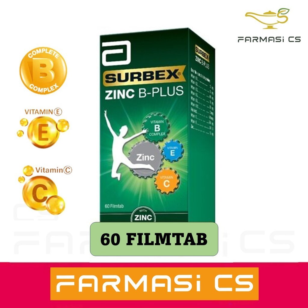 Clearance Abbott Surbex Zinc B-Plus 60 Filmtabs DATE [ Vitamin B ...
