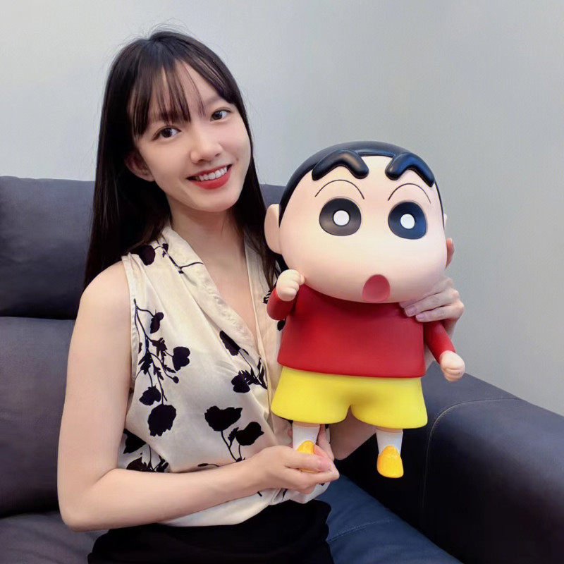 38cm Large Crayon Shin chan Handmade Series Female Gifts Anime Nohara ...