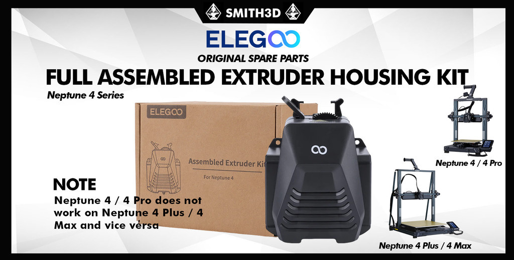 Elegoo Neptune 4 Extruder Kit, Neptune 4 Series Full Extruder. Neptune ...