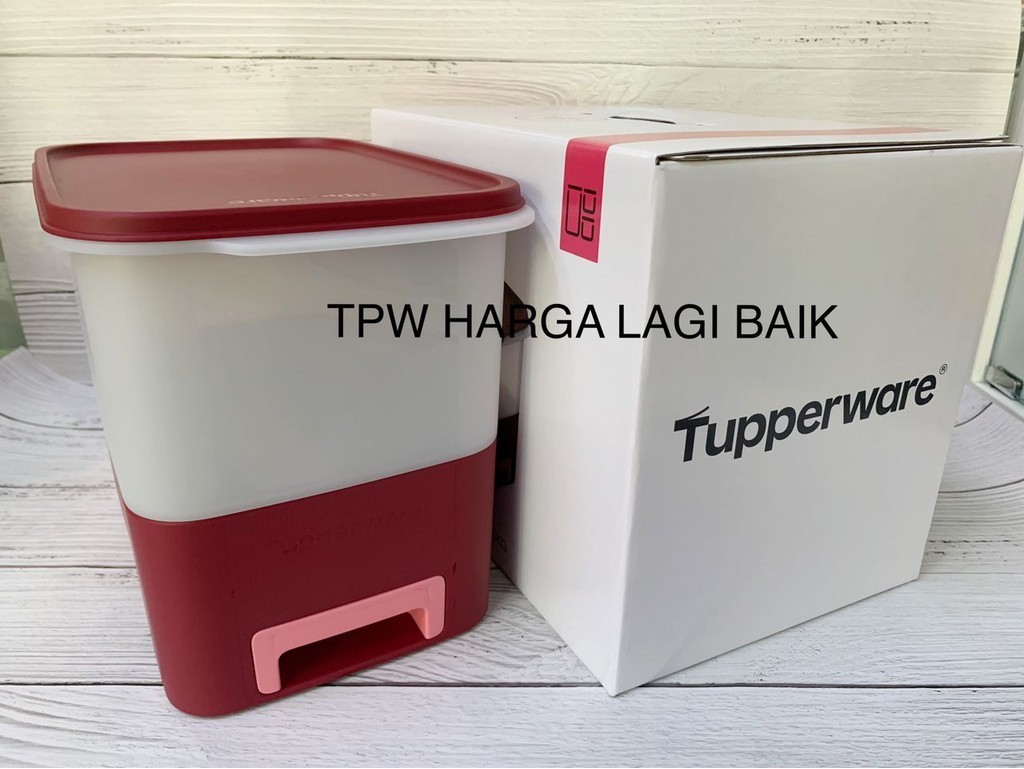 Tupperware Rice Smart Dispenser , Bekas Beras, Tong Beras 5kg | Shopee ...