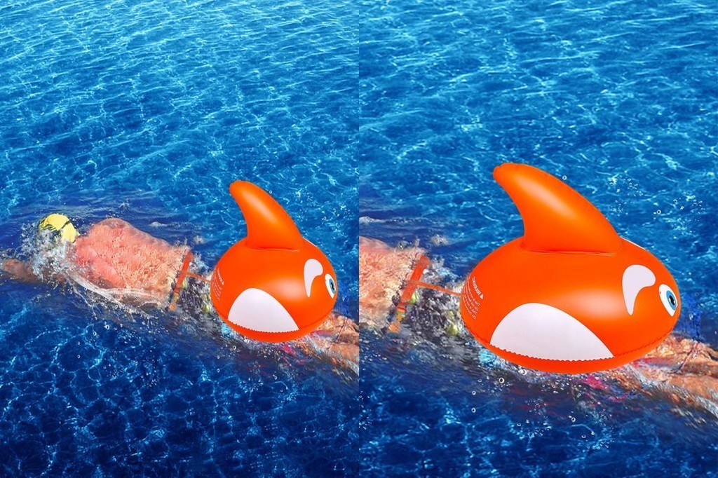 [Ma] Swimming Aid Float Ball Swim Safety Float Ball Dolphin-shaped ...