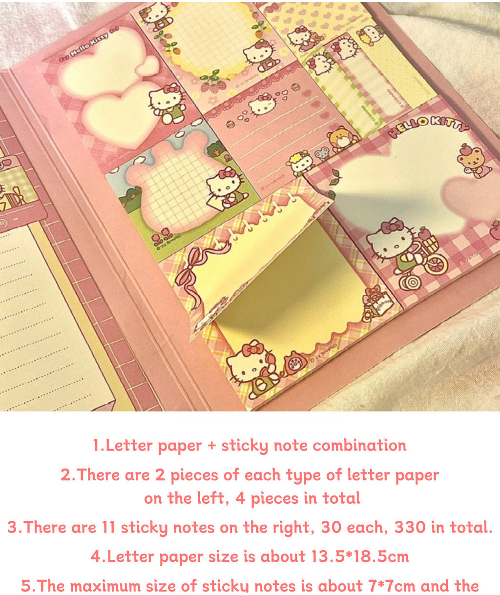 Note Pad Note Paper Set for Students with High-looking and Cute Sticky ...