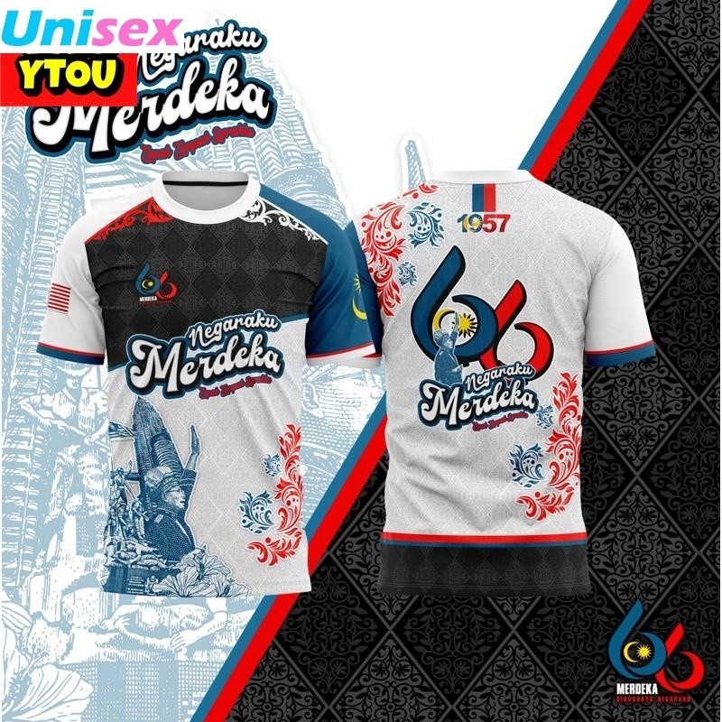 Merdeka 66 Year 2023 Sublimation Jersey Merdeka Clothes Malaysia ...